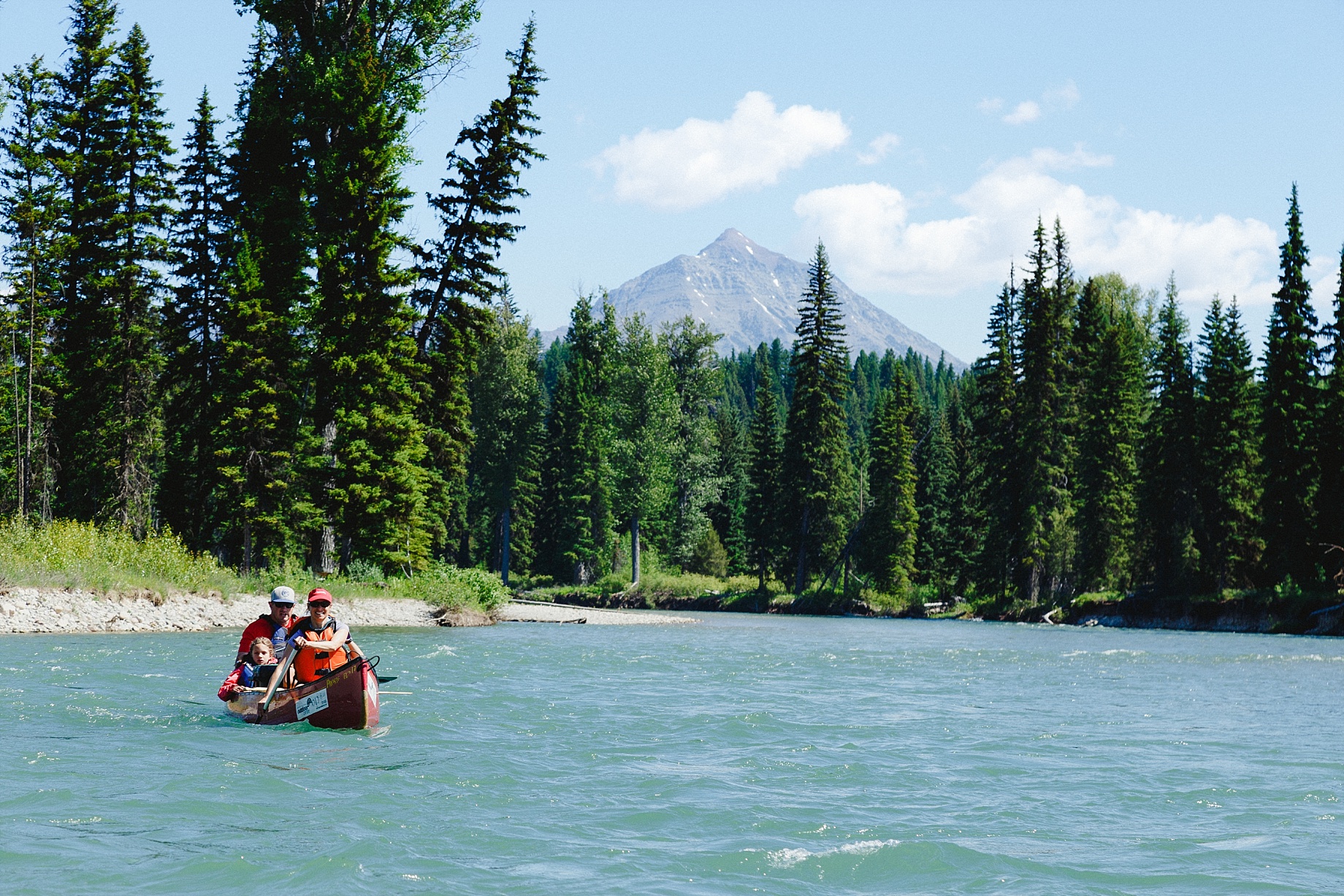 Canoeing the North Fork of the Flathead River - Outdoor Adventure and ...